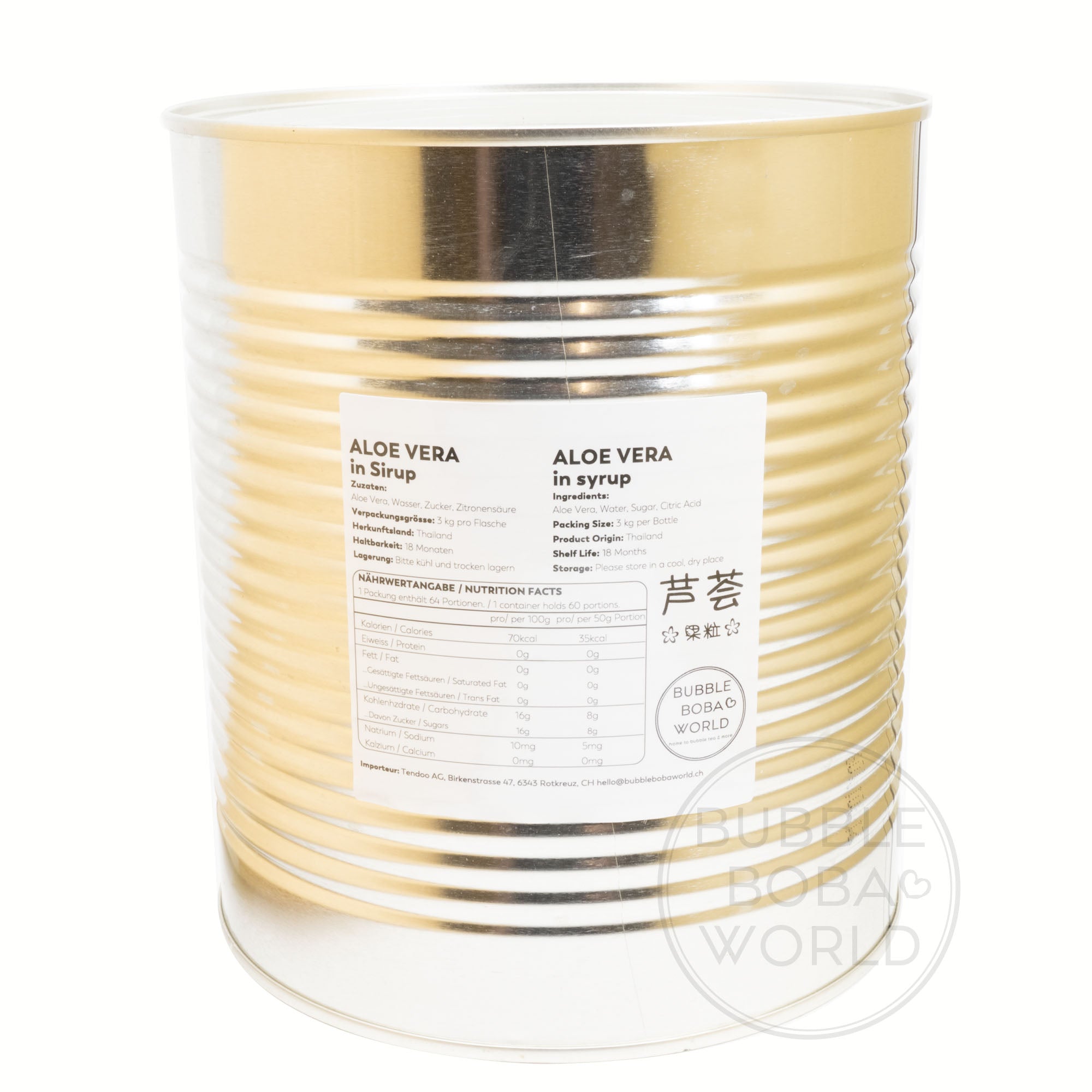 Aloe Vera 3KG – Bubble Boba World